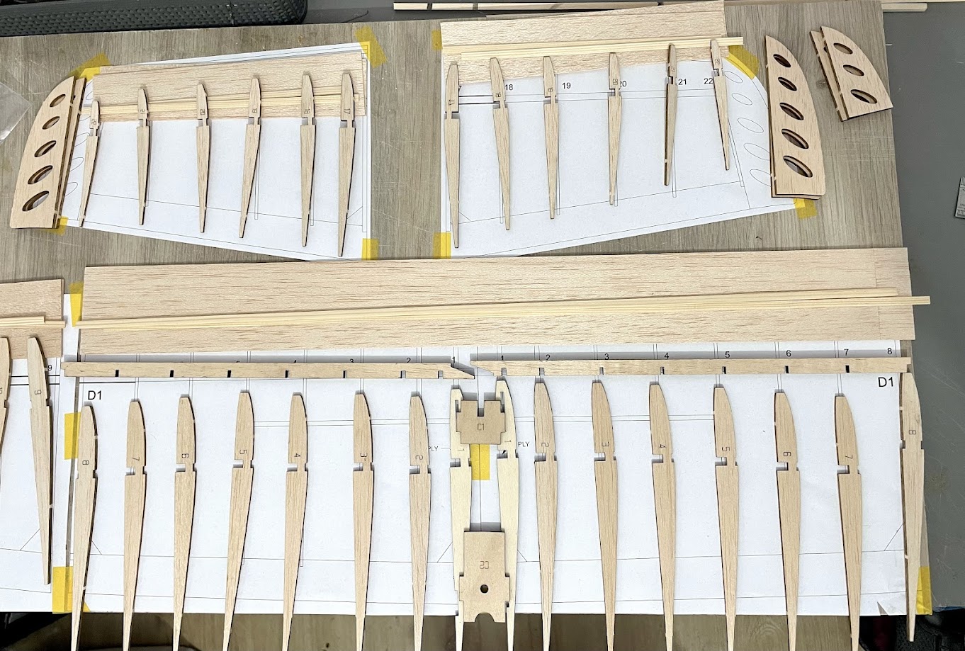 Colibri RC Glider - Laser-Cut DXF plan - AviPlans