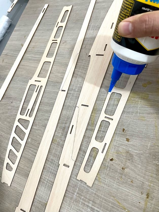 Colibri RC Glider - Laser-Cut DXF plan - AviPlans