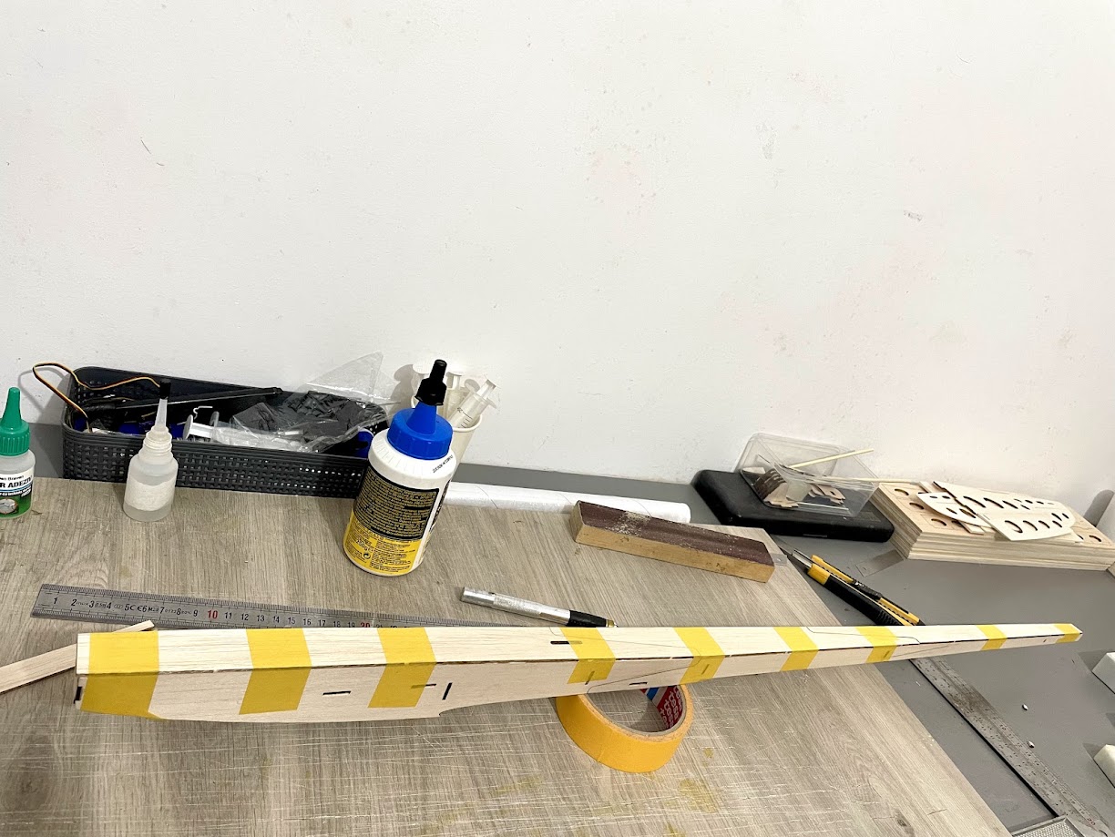 Colibri RC Glider - Laser-Cut DXF plan - AviPlans