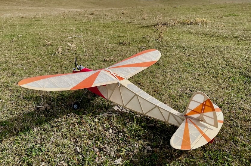 Eaglet X2 RC Retro Model Plane - Laser Cut DXF Plan Download - AviPlans