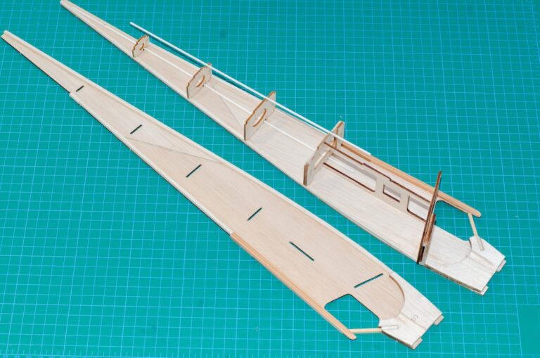 How to build Topsy Graupner RC balsa model plane - AviPlans
